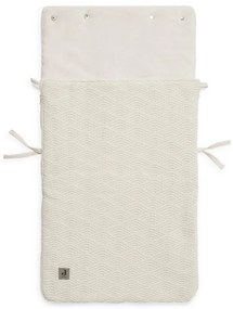 Jollein | Jollein - Vak do autosedačky RIVER KNIT 42x82 cm Cream White | FBB0267