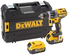 DeWALT - 18V AKU Vrtačka s příklepem, 2x aku 5,0 Ah XR, nabíječka DCD796P2