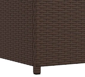 vidaXL Marketos Zahradní úložný box hnědý 120 x 50 x 60 cm polyratan