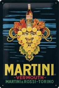 Plechová cedule Martini - Vermouth