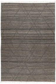 Obsession, Ručně tkaný kusový koberec My Dakar 365 anthracite – na ven i na doma, 160x230, šedá, chodba / předsíň