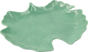 Talíř Jungle Leaves 35cm light green