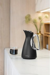 Černá plastová termoska 1 l Alessia – Vialli Design
