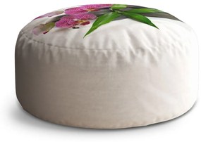 Sablio Taburet Circle Orchideje a kameny: 38x48 cm