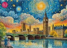 CHERRY PAZZI Puzzle Impresionistická obloha nad Londýnem / 1000 dílků