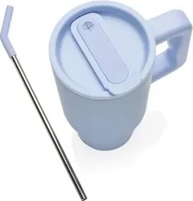 XD DESIGN Termohrnek Embrace 900 ml světle modrá / nerezová ocel / dvo