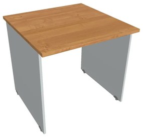 Stůl pracovní rovný 80 cm - Hobis Gate GS 800 Dekor stolové desky: olše, Dekor lamino podnože: šedá