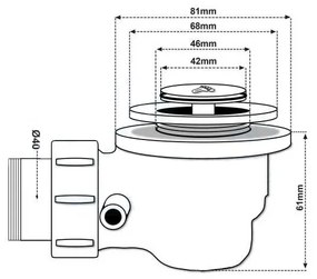 BPS-koupelny Obdélníková akrylátová sprchová vanička HYD-OSV-SXL04A 100x90 bílá