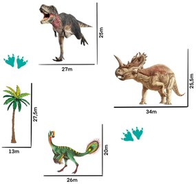 Set samolepek "Dinosauři"