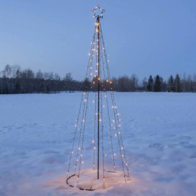 LED venkovní dekorace Light Tree, LED diody částečně blikající