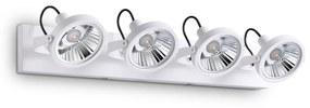 Stropní svítidlo Ideal lux 200217 Glimt PL4 BIANCO 4xGU10 50W bílá Stropní bodovky