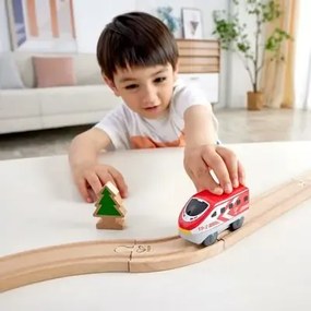 Hape Lokomotiva Intercity na baterie červená / od 3 let