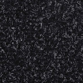 Schodové rohože samolepicí 30 ks 65 x 21 x 4 cm černé, půlkulaté, velké 3365657
