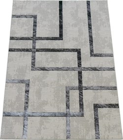 BE Koberec Esprit 3609 GREY - šedý obdélníkový Rozměr: 60x100 cm