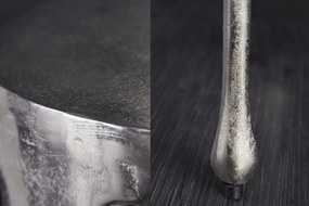 Designový konferenční stolek Gwendolyn 51 cm stříbrný