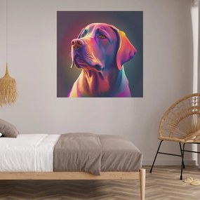 Plakát - Pes, Barevný labrador FeelHappy.cz Velikost plakátu: 40 x 40 cm