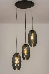 Závěsné designové svítidlo nad stůl Passage Luxury Edition Grey I Blue Merenn