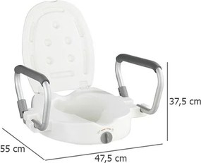 Secura Secura WENKO toaletní sedátko s rukojetí zatížení 130 kg