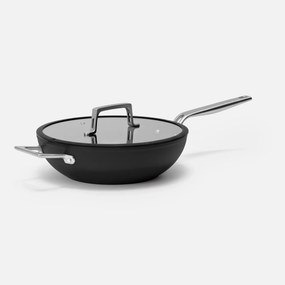 Fabini Wok pánev Meda 4.0 Pro, ø 28 cm - Nepřilnavá pánev s keramickým povrchem s poklicí, černá