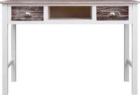 Psací stůl hnědý 110 x 45 x 76 cm dřevo 284154