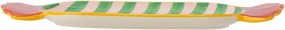 Kameninový tác s vánočním motivem 10,5x28 cm Caramella – Bloomingville