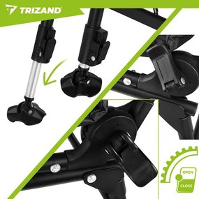 Skládací rybářská židle Trizand s nastavitelným opěradlem a nohama