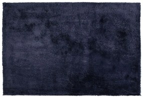 Koberec shaggy 160 x 230 cm tmavě modrý EVREN Beliani