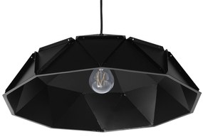Černá závěsná lampa SENIA Beliani