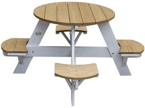 Dřevěný piknikový stůl s posezením Axi