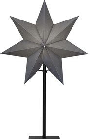 Star trading Stolní lampa hvězda OZEN V.55 cm šedá