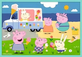 TREFL Puzzle Prasátko Peppa: Peppin zábavný svět MEGA PACK 10v1 / 4x20