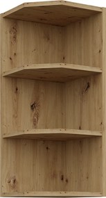 ARIA st | horní regál 30 G-72 ZAK zakončovací s policemi | 30 cm | UNI provedení | artisan
