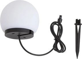Moderní venkovní lampa 12V bílá 12cm vč. LED IP65 - Voltaire Luno