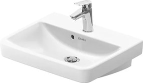 Duravit No.1 - Umyvátko do nábytku, 1 otvor pro armaturu propíchnutý 500 x 400 mm, bílá 07435000002