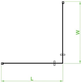 BPS-koupelny Čtvercový sprchový kout HYD-SK30A 80x80 černá/transparent - bez vaničky