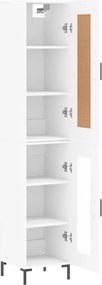 Skříň highboard bílá 34,5 x 34 x 180 cm kompozitní dřevo 3200385