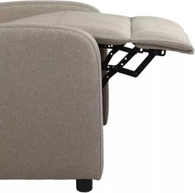 LuxuryForm DESIGN Televizní křeslo RUFO s polohováním - béžové