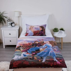 Bavlněné dětské povlečení do postýlky 100x135 cm Frozen "Wind" – Jerry Fabrics