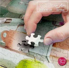 CHERRY PAZZI Puzzle Espresso styl / 500 dílků / 50 x 34,5 cm