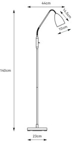 Markslöjd 108887 - LED Stmívatelná stojací lampa PATRO LED/4,9W/230V béžová