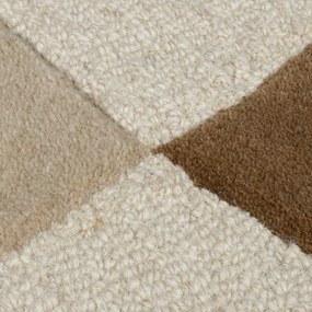 Hnědý/béžový vlněný koberec 120x170 cm Glow – Flair Rugs