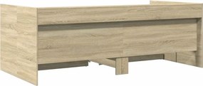 Válenda se zásuvkami bez matrace dub sonoma 75 x 190 cm 3280862