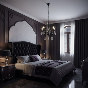 Toolight Rea, Stropní svítidlo EBT010-5CP BLACK, OSW-01245