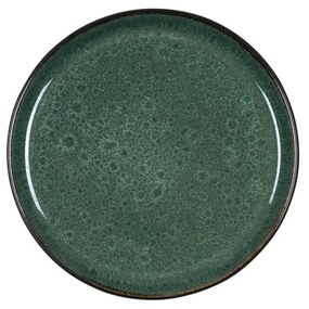 Bitz Kameninový dezertní talíř 21 cm Black/Green