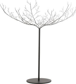 Černý veliký kovový dekorační strom Tree Black - 255*255*250 cm