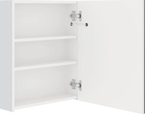 LED koupelnová skříňka se zrcadlem zářivě bílá 50 x 14 x 60 cm 326486