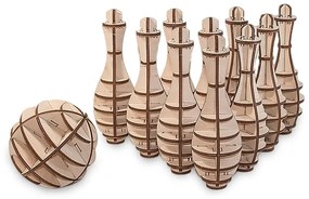 EWA Malé dřevěné mechanické 3D puzzle - Bowling