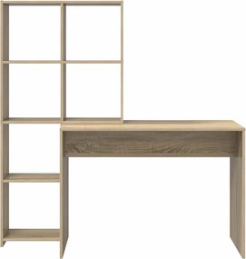 Stůl s policí Sonoma dub 138,5 x 55 x 143 cm Kompozitní dřevo 3337251