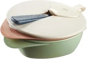 Tommee Tippee Misky pro snadné nabírání 2 ks  s víčkem a lžičkou / od