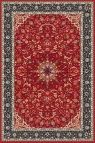 Kusový koberec vlněný Agnella Diamond Damore Bordó Červený Rozměr: 230x340 cm